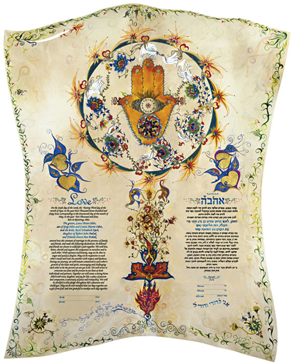The Chamsa Ketubah | Orthodox Ketubot